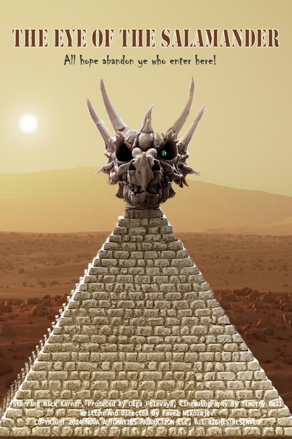 The Eye of the Salamander [2024] by Pavel Nikolajev