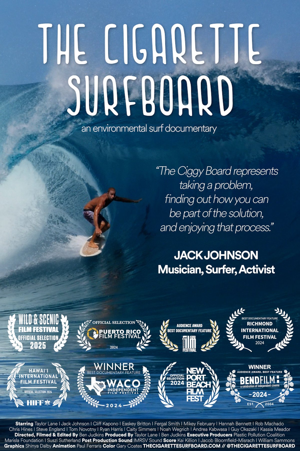 The Cigarette Surfboard [2024] par Ben Judkins