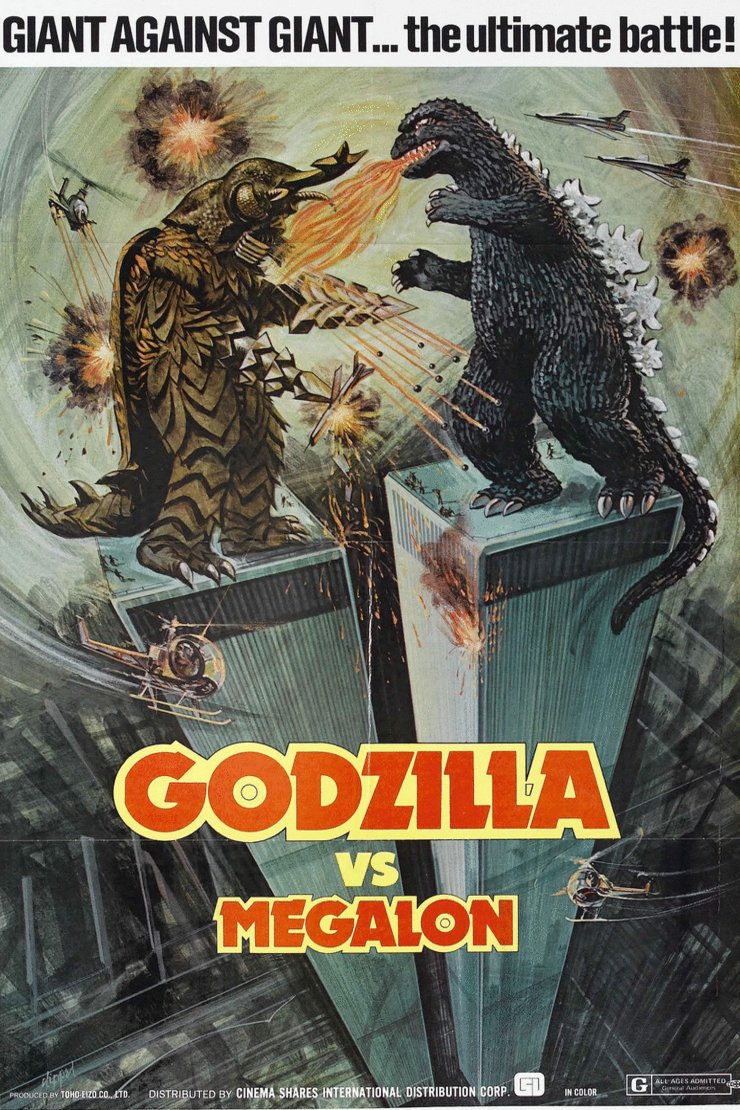 Godzilla vs. Megalon [1973] by Jun Fukuda